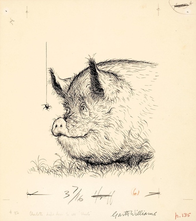 Original Illustrations of Charlotte's Web | Amusing Planet